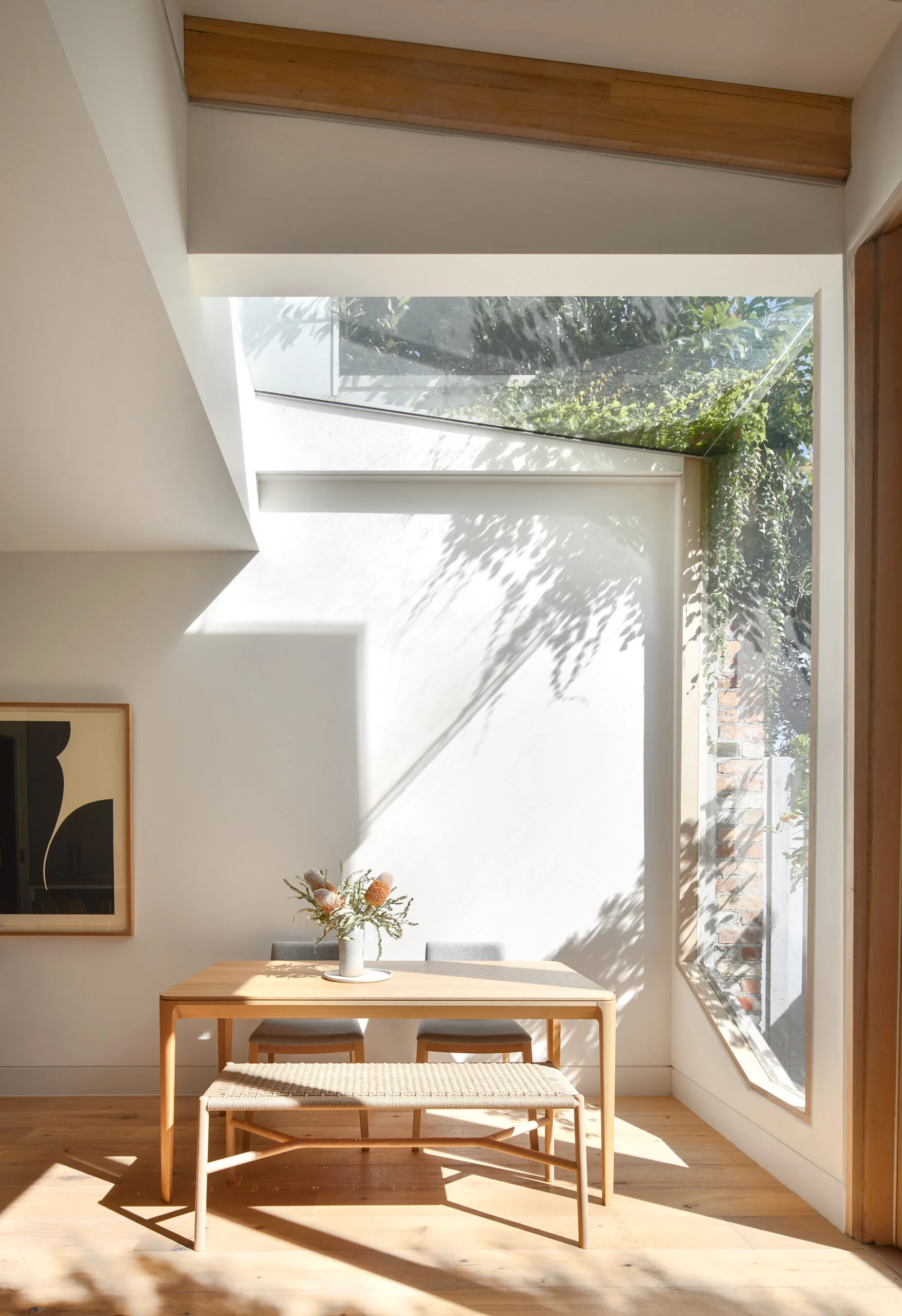 Clever Use of Sunlight, Space, and Colour Brightens Terrace | Homes To Love