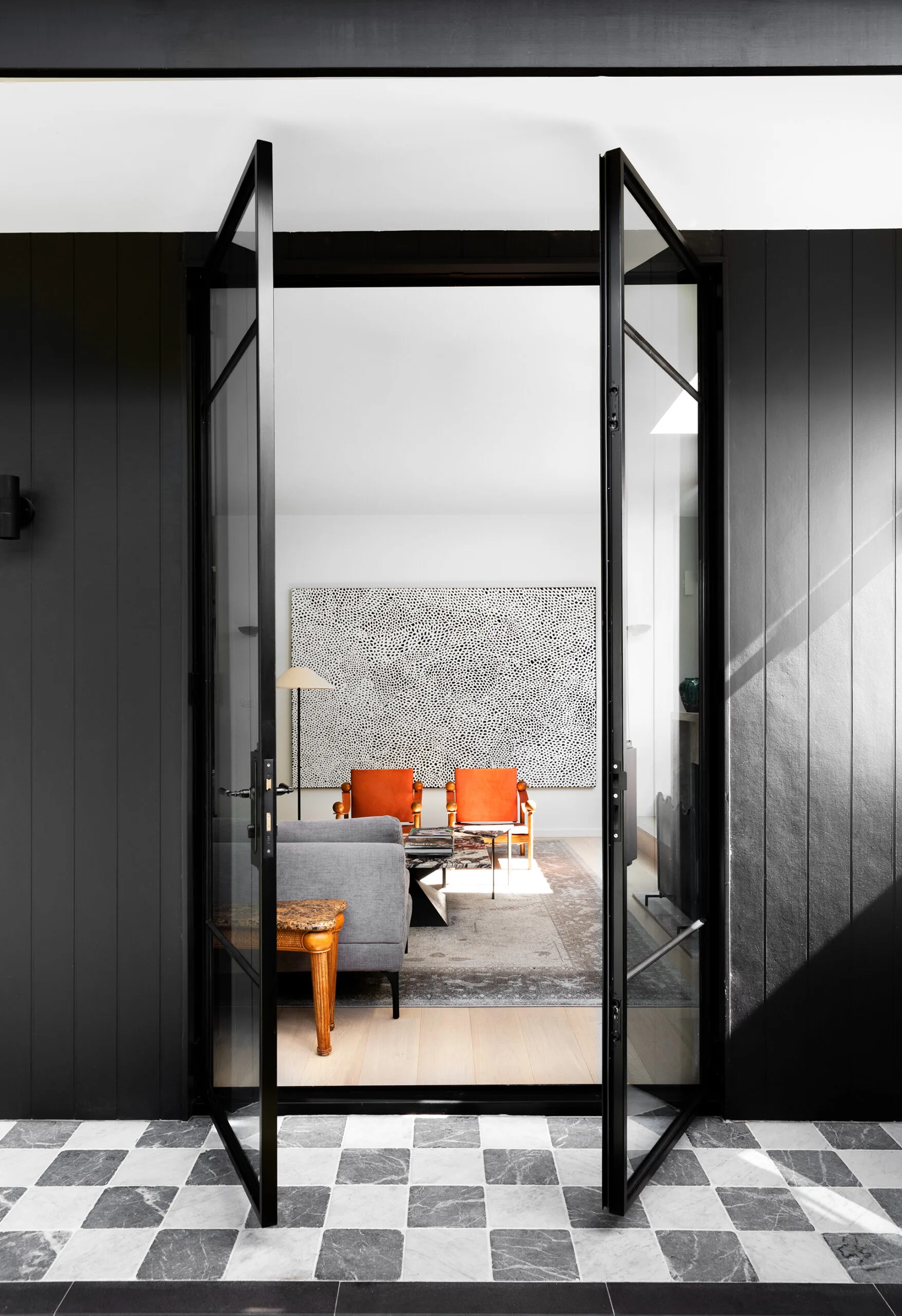 How Modern Checkerboard Floors Reignite Retro Charm