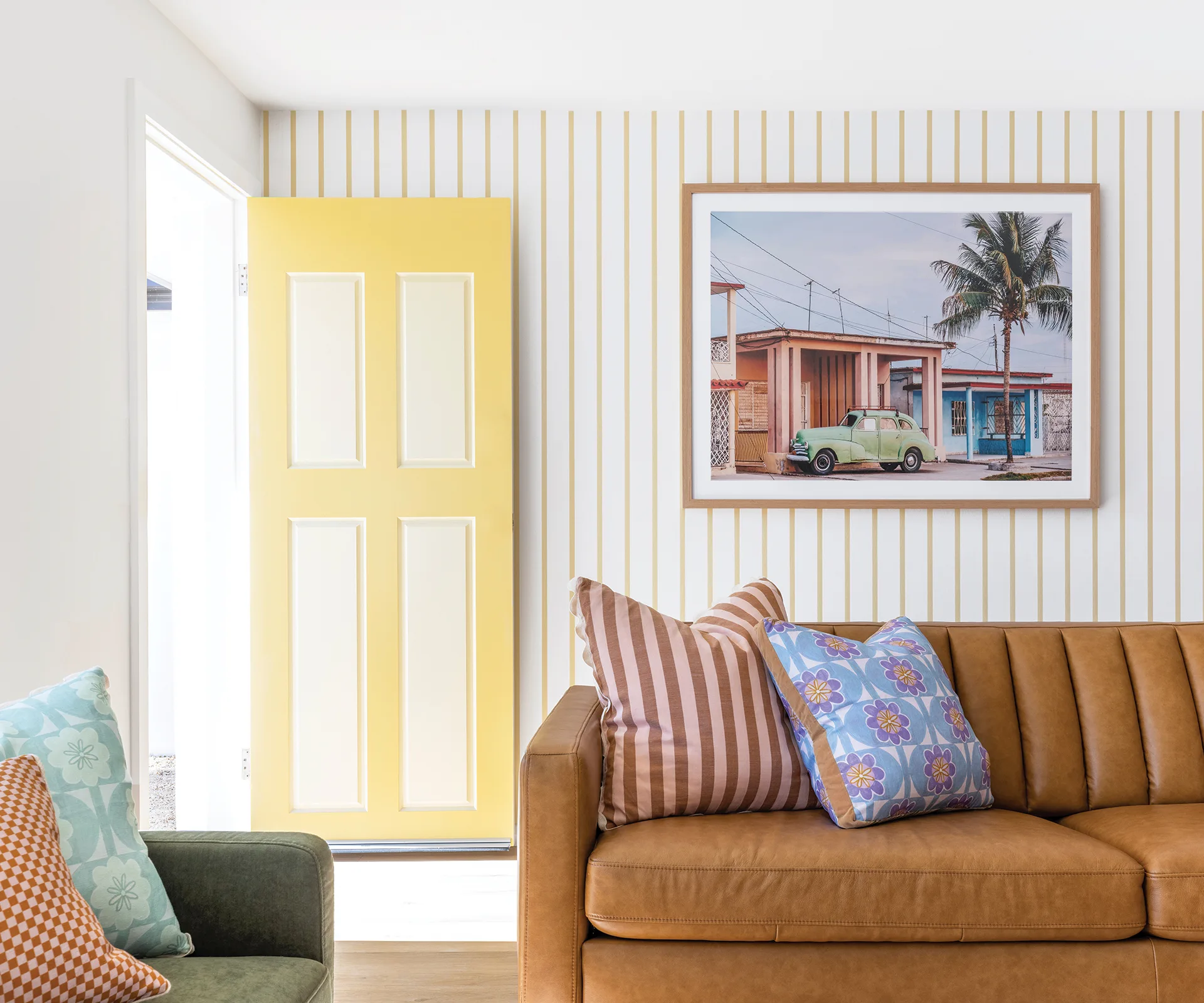 Inside Gemma Peanut's Cabarita accommodation, Yo Caba Caba