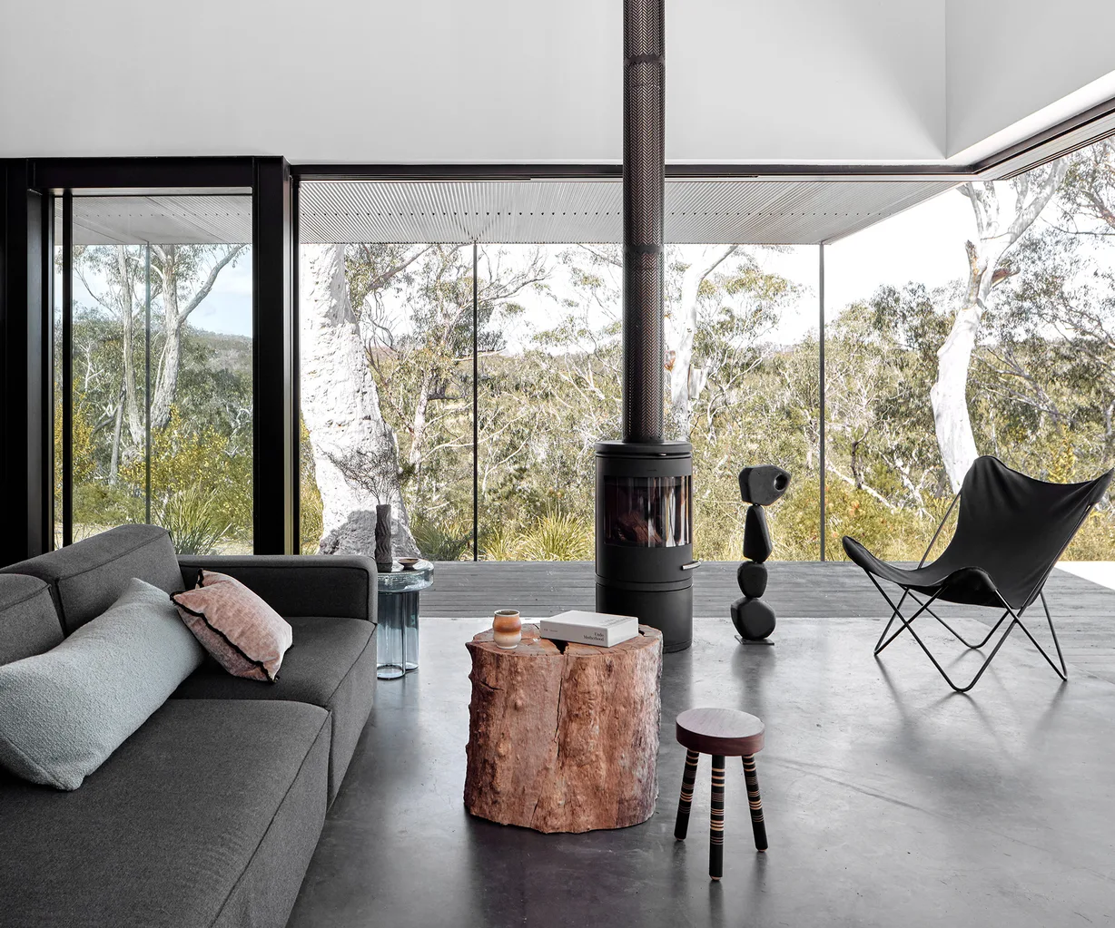 A bushfire-resistant home in Megalong Valley, NSW