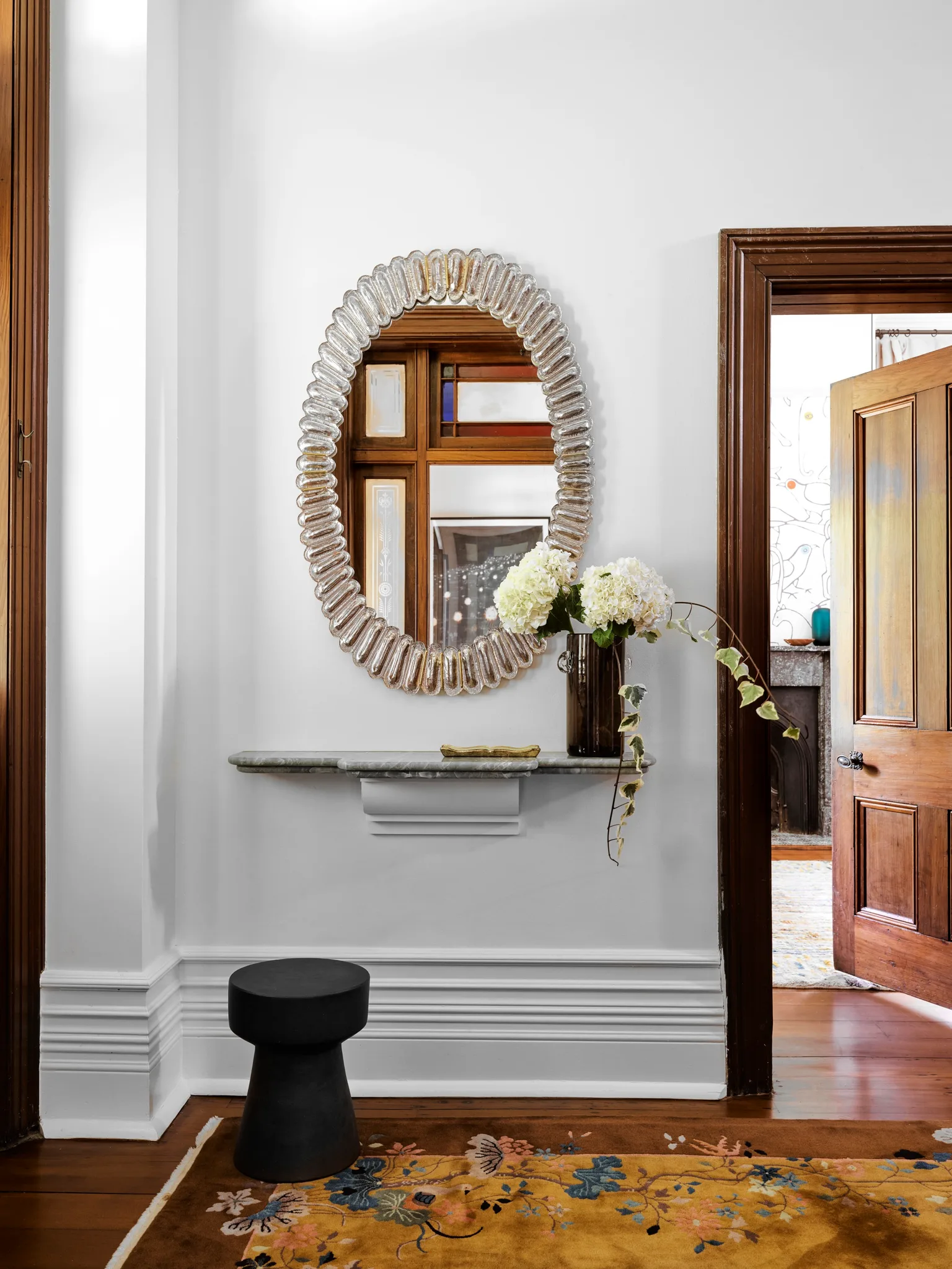 This Grand Sandstone Home Tip-Toes Between Old and New