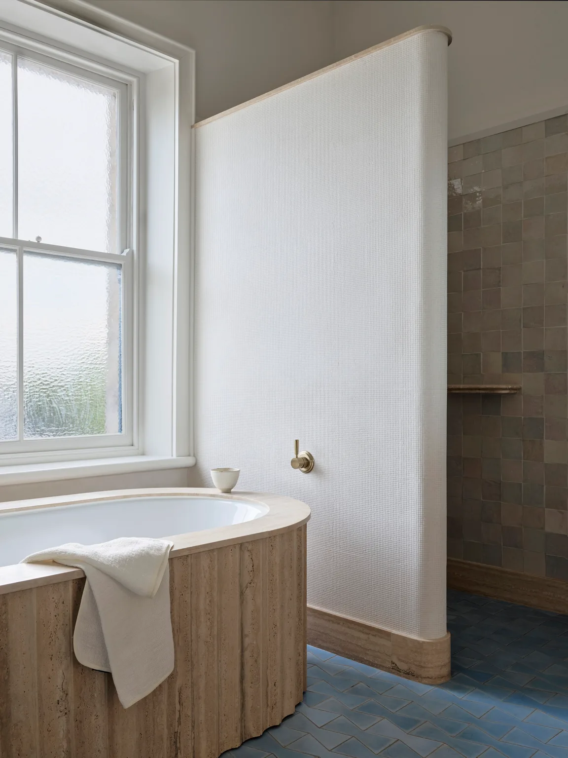 This Grand Sandstone Home Tip-Toes Between Old and New