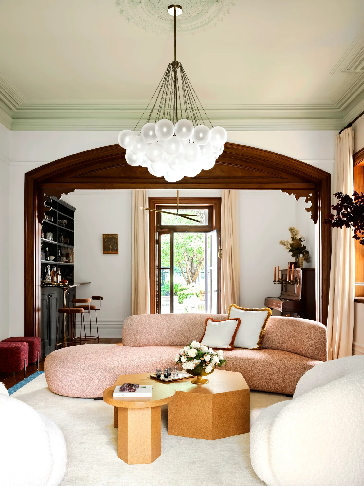 This Grand Sandstone Home Tip-Toes Between Old and New