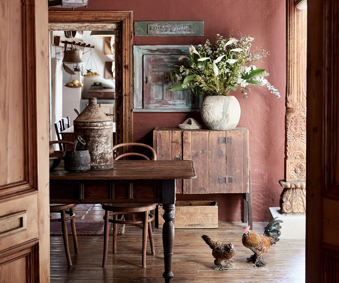 An Old Rustic Farmhouse In Cape Town, South Africa