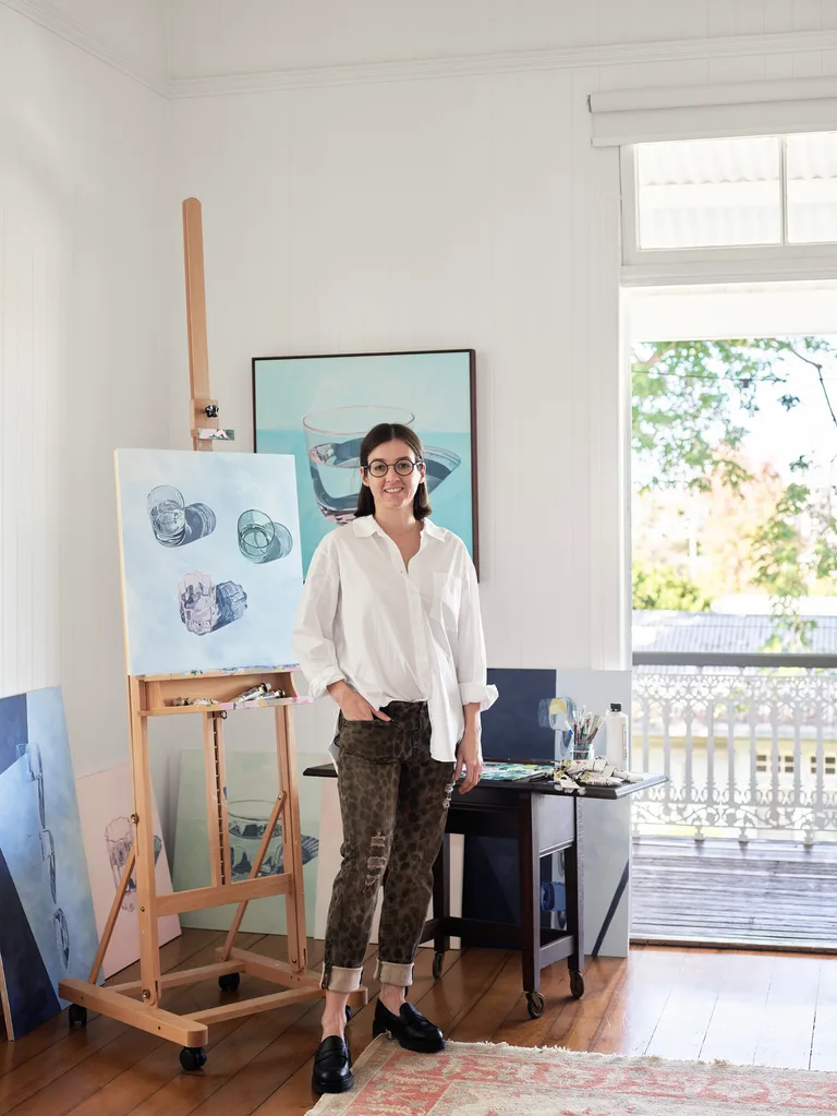 Inside An Emerging Artist's Brisbane Home Studio
