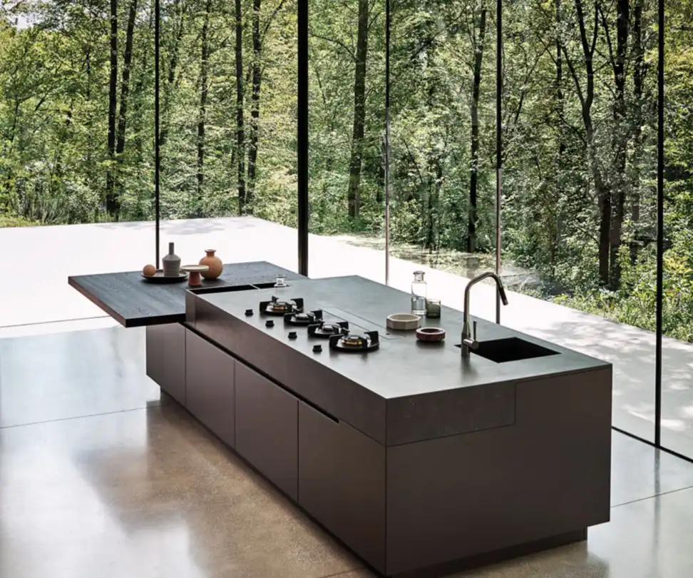 Integrated gas cooktop creates dream kitchen