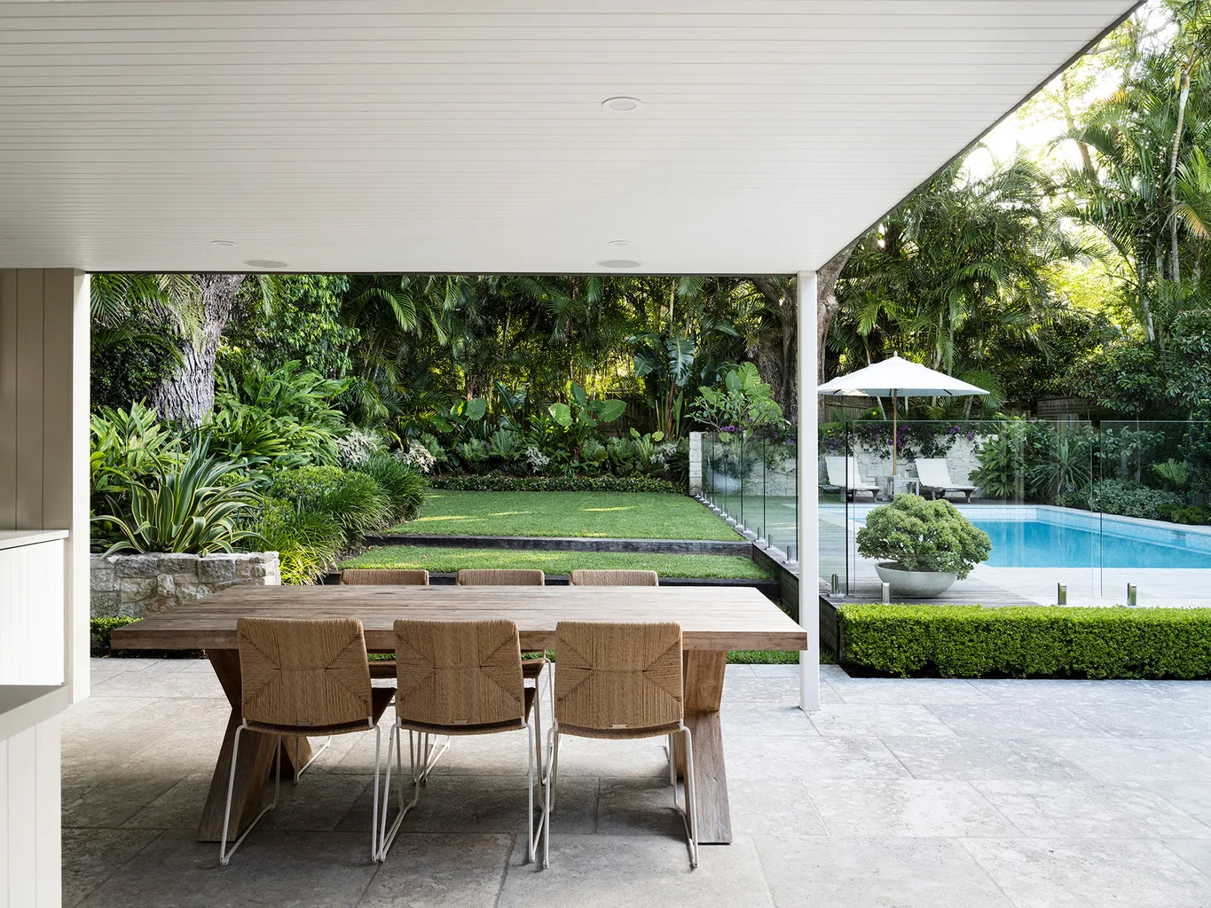 A Tropical Palm-Filled Garden In Eastern Sydney