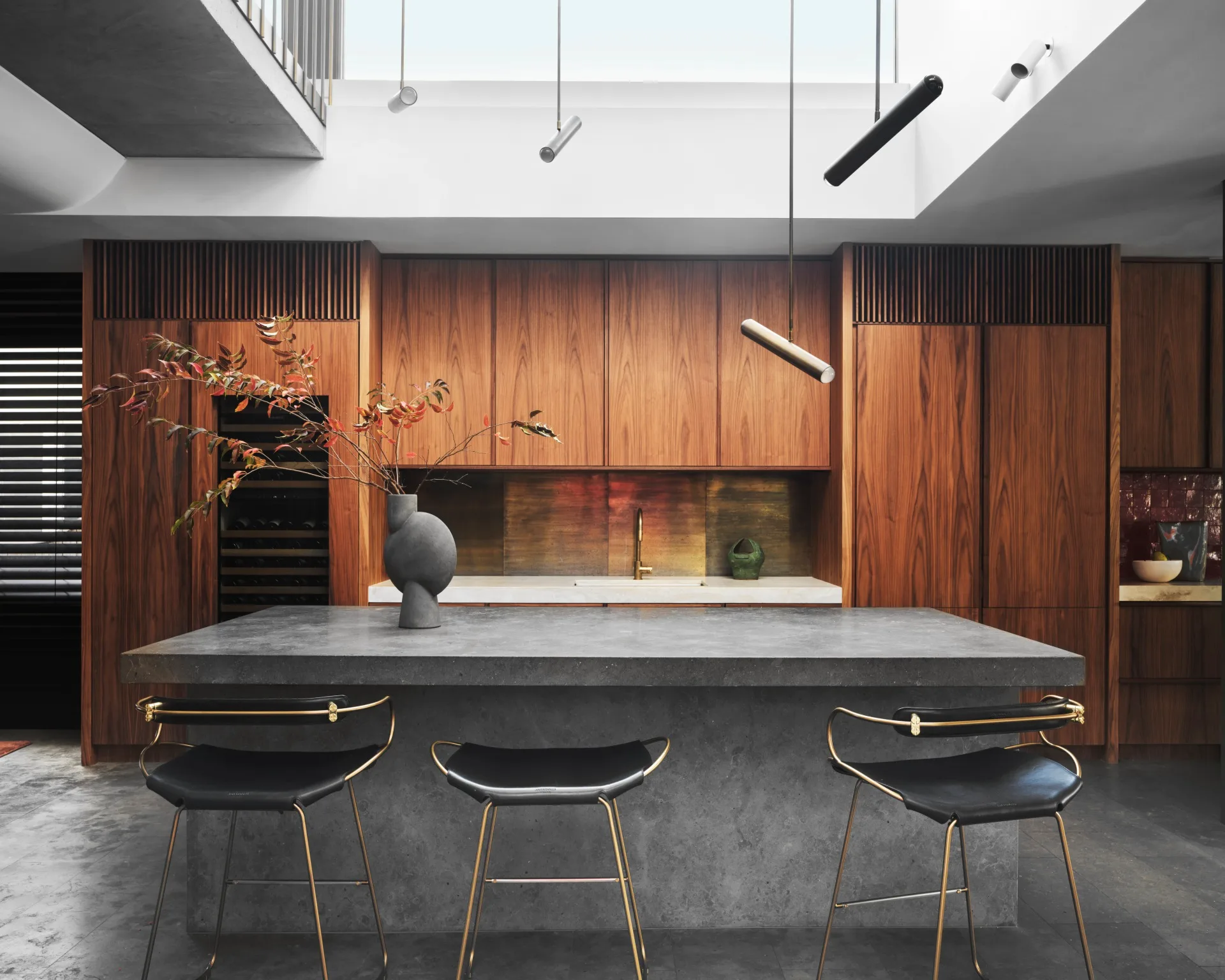 A Clever Two-Zone Kitchen Design Filled With Texture