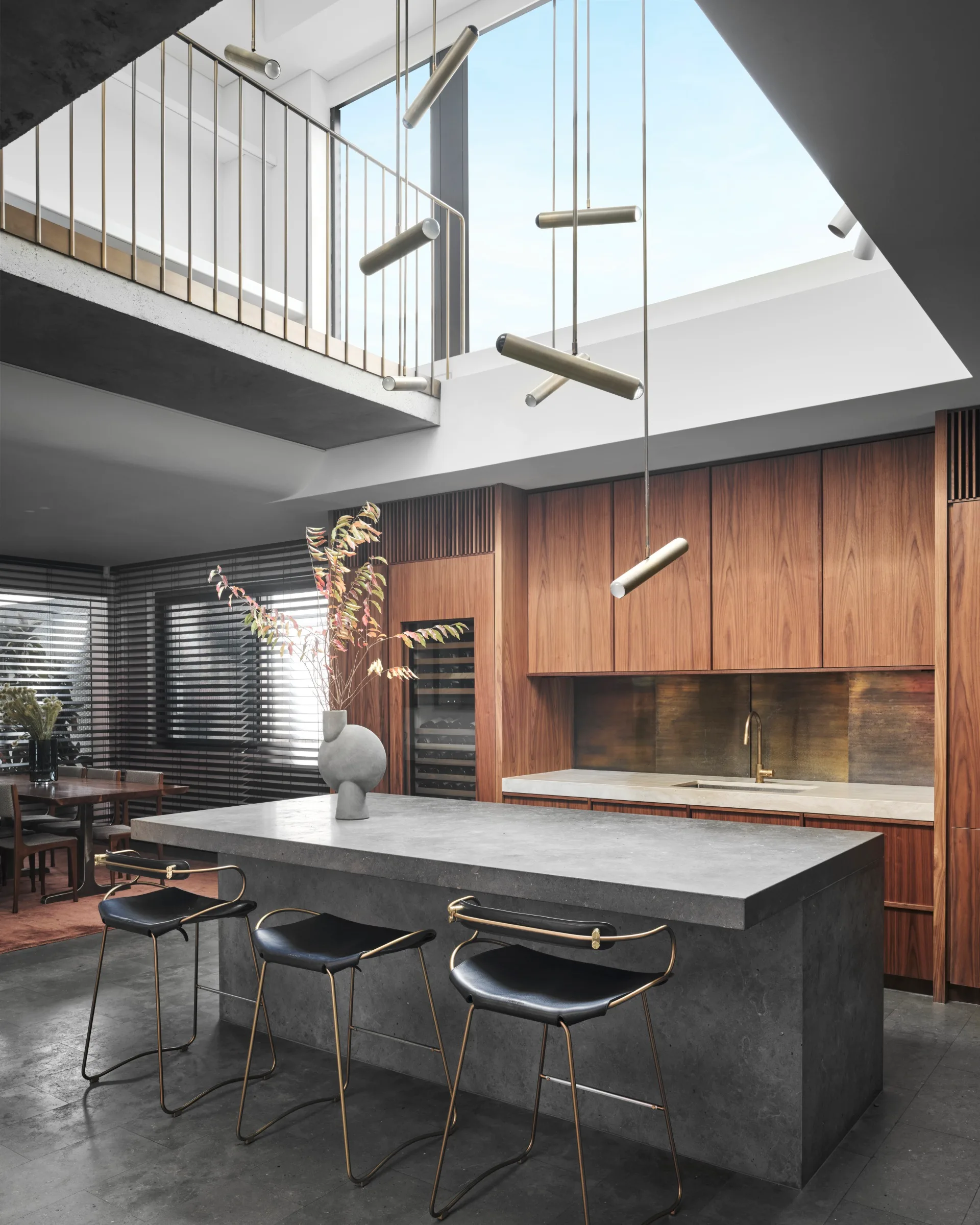 A Clever Two-Zone Kitchen Design Filled With Texture