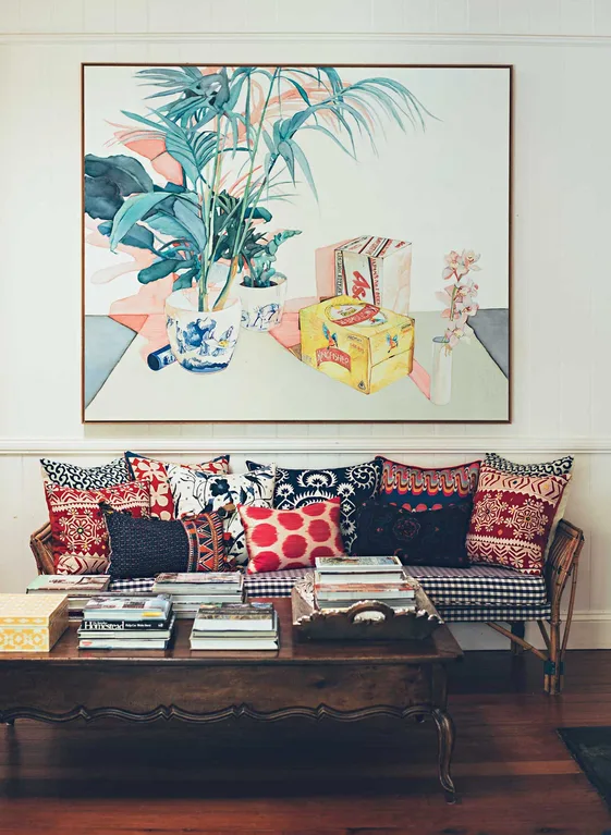 Anna Spiro: Interior designer's colourful Brisbane home