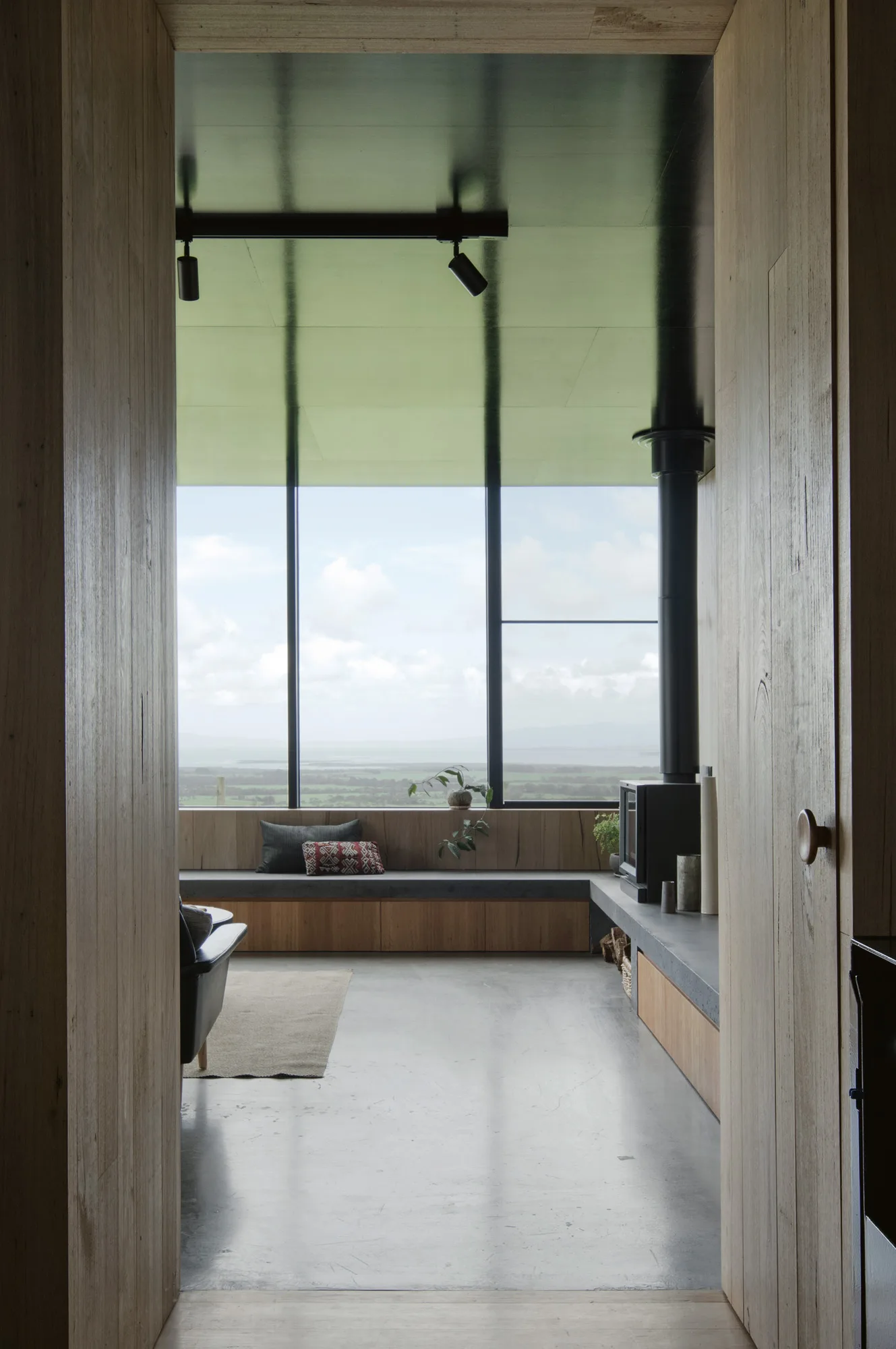 Sustainable timber home overlooking South Gippsland hills