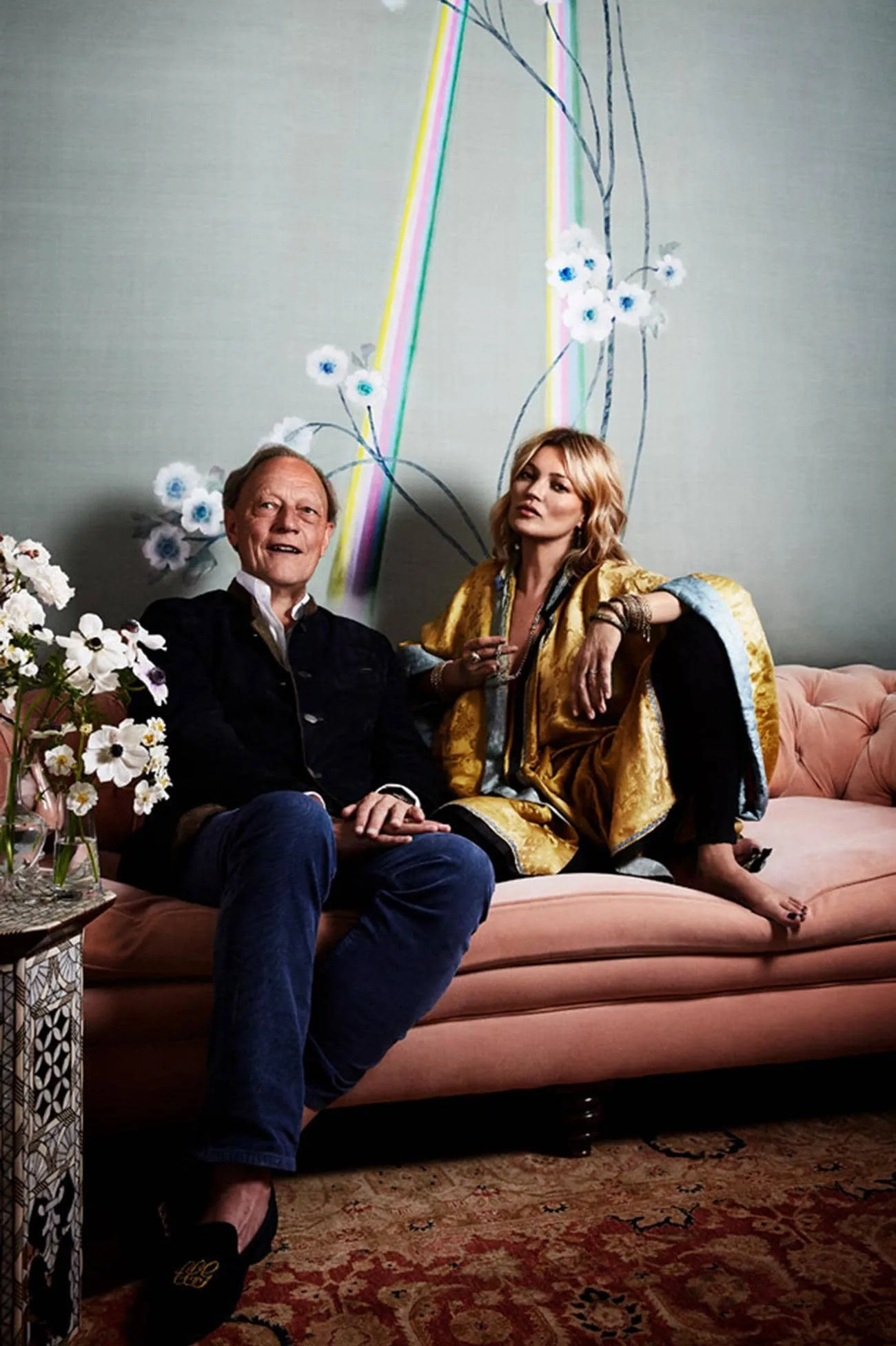 Revisit Kate Moss’s Iconic Wallpaper Collaboration With de Gournay | Homes To Love